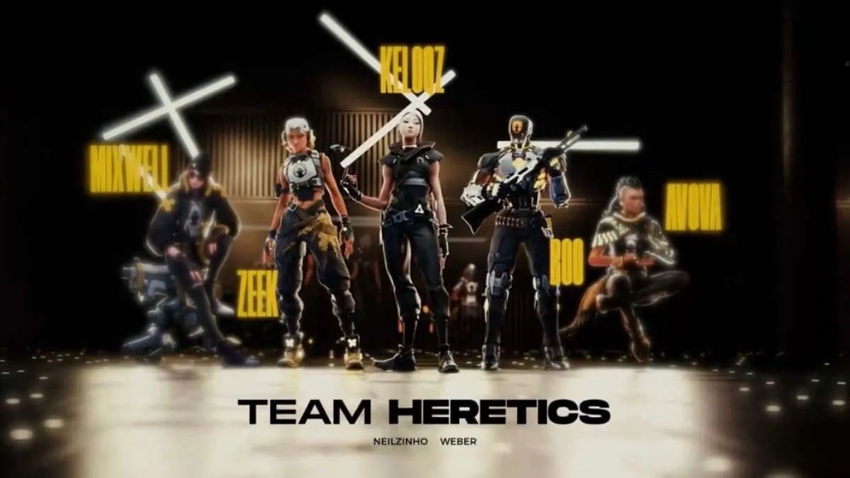 Team Heretics a révélé un nouveau line-up pour VALORANT | EGW.News